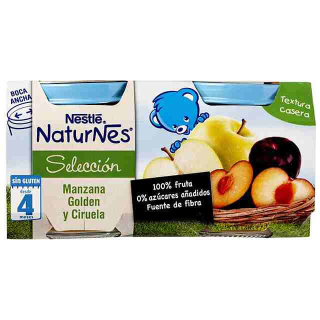 Naturnes - Compota de manzana y ciruela Nestlé : Opiniones