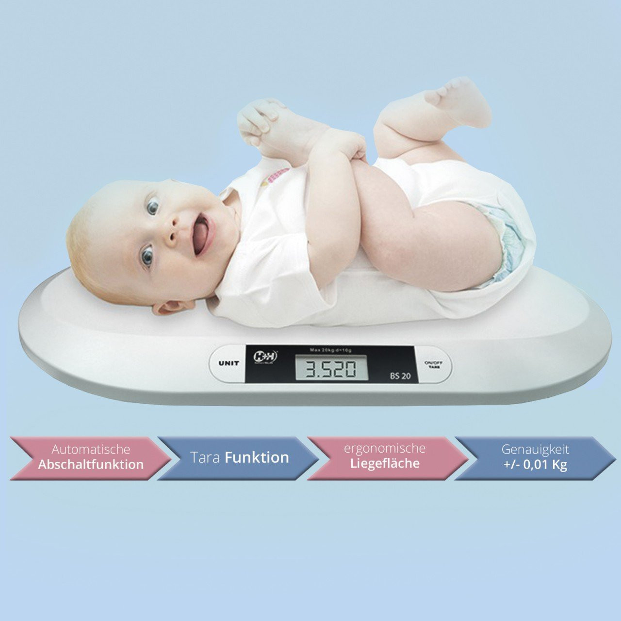 Báscula para bebés Hartig + Helling : Opiniones
